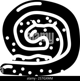 feta bun food meal glyph icon vector illustration Stock Vector Image ...
