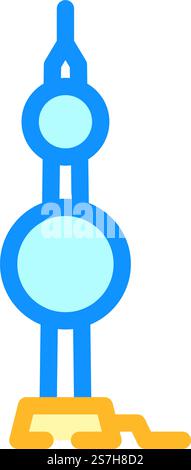 Lightning rod sign isolated. Vector illustration Stock Vector Image ...