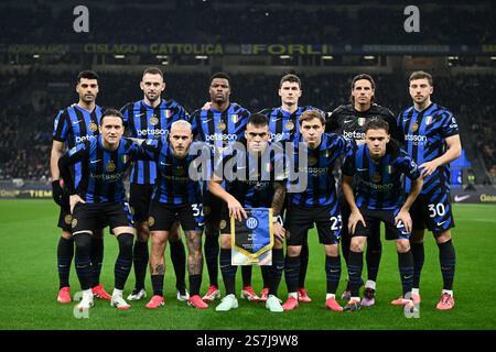 Lineup of FC Inter during the Italian Serie A football match between AC ...