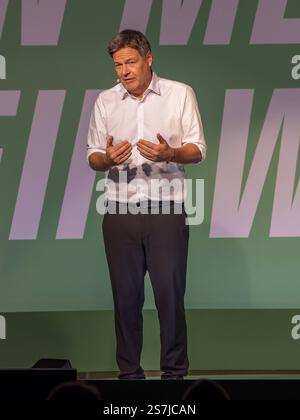 Robert Habeck auf einer Wahlkampftour zur Bundestagswahl Deutschland ...