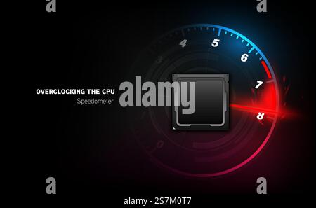 Overclocking the CPU clock speedometer. hi tech circuits fantastic ...