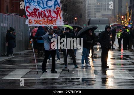 Washington Dc, Washington DC, USA. 19th Jan, 2021. A sign just outside ...