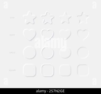 Heart in neumorphic style on a magenta background. Valentine's Day ...