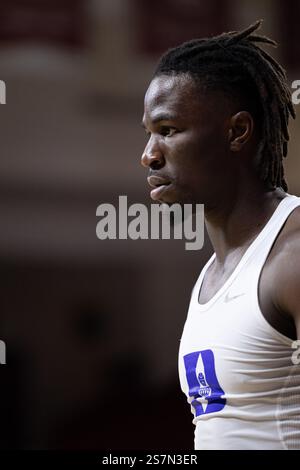 Duke guard Sion James (14) handles the ball during the first half of an ...