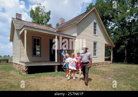 Diamond, MO, USA May 2, 1997 A statue of George Washington Carver as a ...