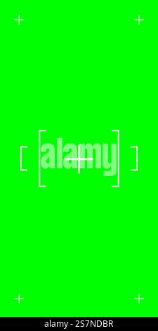 Vertical green background for chroma key effects. Features tracking ...