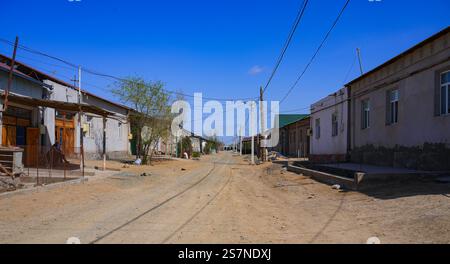 Street in Nukus, Karakalpakstan, Uzbekistan Stock Photo - Alamy