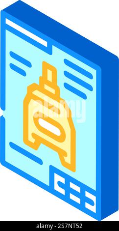 Mechanical drawing icon. Blueprint or technician plan symbol Stock ...