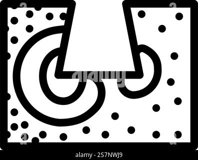 finite element analysis mechanical engineer line icon vector ...