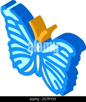 giant blue morpho spring icon doodle illustration Stock Vector Image ...
