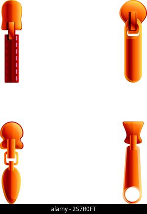 pocket zipper puller cartoon vector illustration Stock Vector Image & Art - Alamy