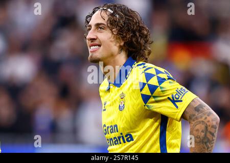 UD Las Palmas’ Fabio Silva scores a goal during La Liga match. January ...