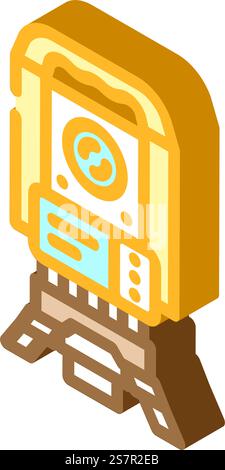 surveying tools mining isometric icon vector illustration Stock Vector ...