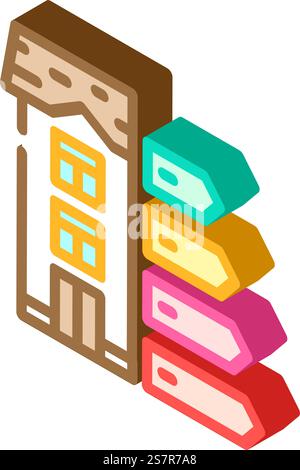 energy efficiency green living isometric icon vector illustration Stock ...