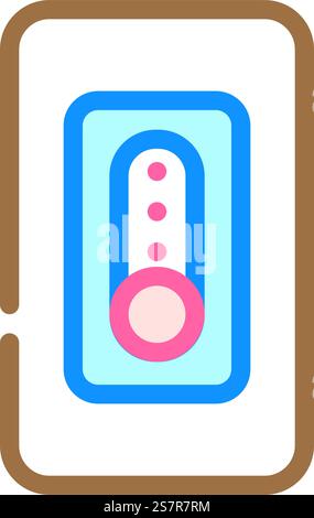 smart dimmer switch home color icon vector illustration Stock Vector ...
