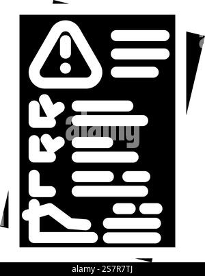 mitigation plan risk glyph icon vector illustration Stock Vector Image ...