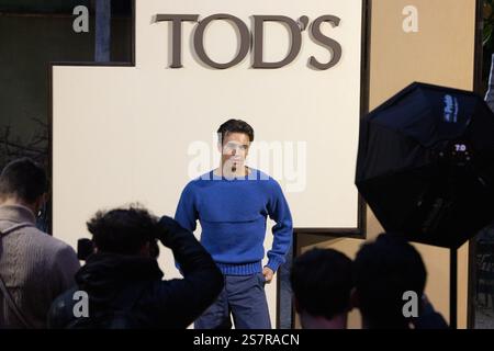 Tim Schaecker attends the Tod's presentation during the Milan Menswear ...