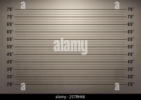 Mugshot template. Police lineup mugshot board with plastic alphabet and ...