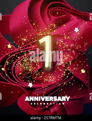 Golden confetti background, golden glitters stars. Festive holiday ...