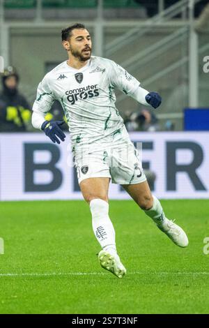 Giuseppe Pezzella (Empoli) during the Italian "Serie A" match between ...