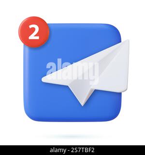 Telegram app icon symbols. Telegrams popular instant messengers, Paper ...