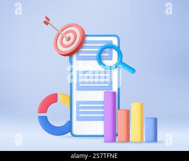 3D SEO Optimization, stock trading Stock Vector Image & Art - Alamy
