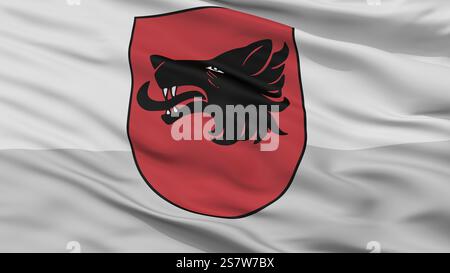 Balvi City Flag, Latvia, Closeup View Stock Photo - Alamy