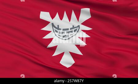 Kiel City Flag, Germany, Closeup View Stock Photo - Alamy