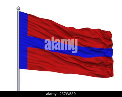 Mascara City Flag, Country Algeria, Isolated On White Background Stock ...