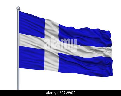 Calais City Flag, France, Isolated On White Background Stock Photo - Alamy