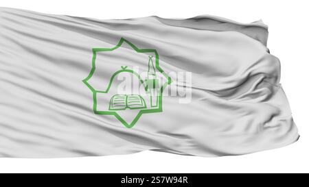 Bulgarian General Mufti Flag On Flagpole, Isolated On White Background ...