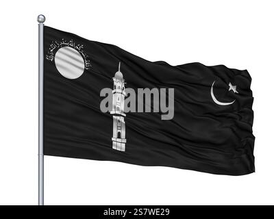 Liwa E Ahmadiyya Flag, Isolated On White Background Stock Photo - Alamy