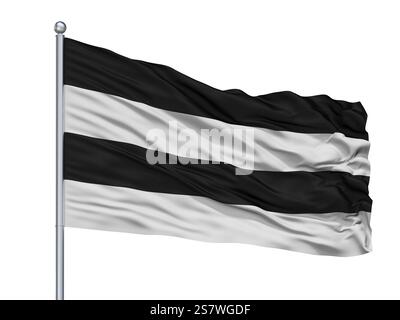 Halen City Flag, Belgium, Isolated On White Background Stock Photo - Alamy