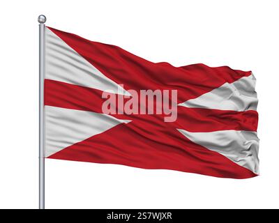 Turkish Land Forces Command Flag, Isolated On White Background Stock ...