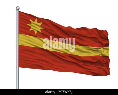 Moca City Flag, Puerto Rico, Closeup View Stock Photo - Alamy