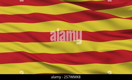 Borgloon City Flag, Belgium, Closeup View Stock Photo - Alamy