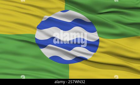 Closeup Nairobi City Flag, Kenya Stock Photo - Alamy