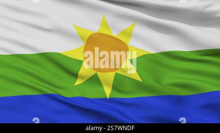 Leticia City Flag, Colombia, Colombia Department, Closeup View Stock ...