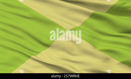 Corozal City Flag, Colombia, Sucre Department, Isolated On White ...