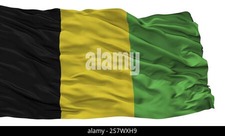 Furnes City Flag, Belgium, Isolated On White Background Stock Photo - Alamy