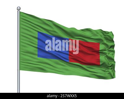 Ebejico City Flag, Colombia, Isolated On White Background Stock Photo ...
