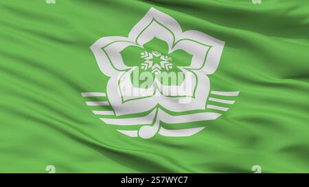 Harbin City Flag, China, Closeup View Stock Photo - Alamy
