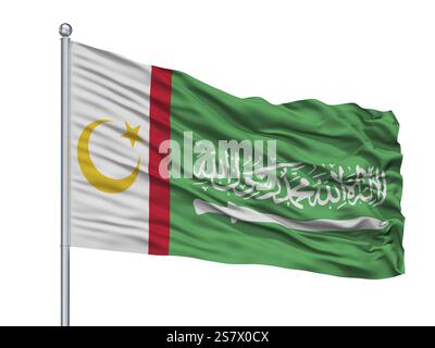 The Moro Islamic Liberation Front Flag, Closeup View Stock Photo - Alamy
