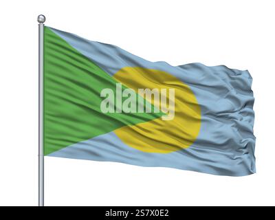 Santa Barbara City Flag, Costa Rica, Closeup View Stock Photo - Alamy