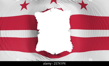 Square hole in the Washington DC city, capital of United States of ...