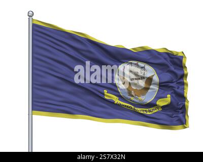 United States Navy Official Specifications Flag, Closeup View Stock ...