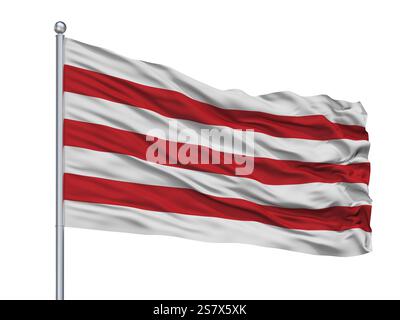 Lier City Flag, Belgium, Isolated On White Background Stock Photo - Alamy