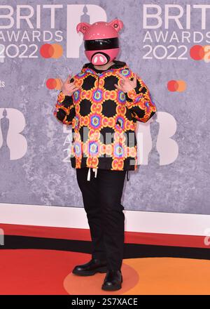 ***EDITORIAL USE ONLY*** Nick Gale attends The BRIT Awards 2022 at The ...