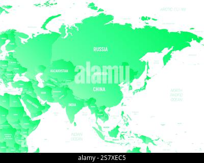 China map - brown orange hue colored on dark background. High detailed ...
