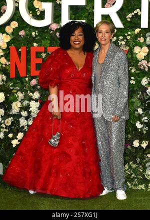 Shonda Rhimes and Betsy Beers attends the "Bridgerton" Season 4 Paris ...